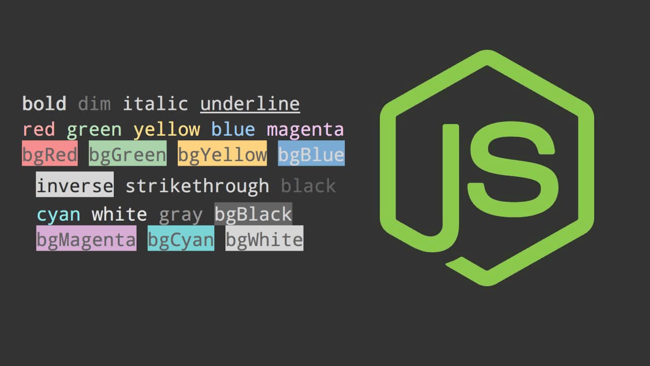 How To Show Colorful Messages In The Console In Node js Our Code World