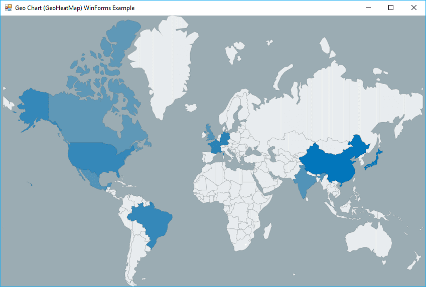 How To Create A Geo Chart Geoheatmap Using The Livecharts Library In Winforms C Our Code World