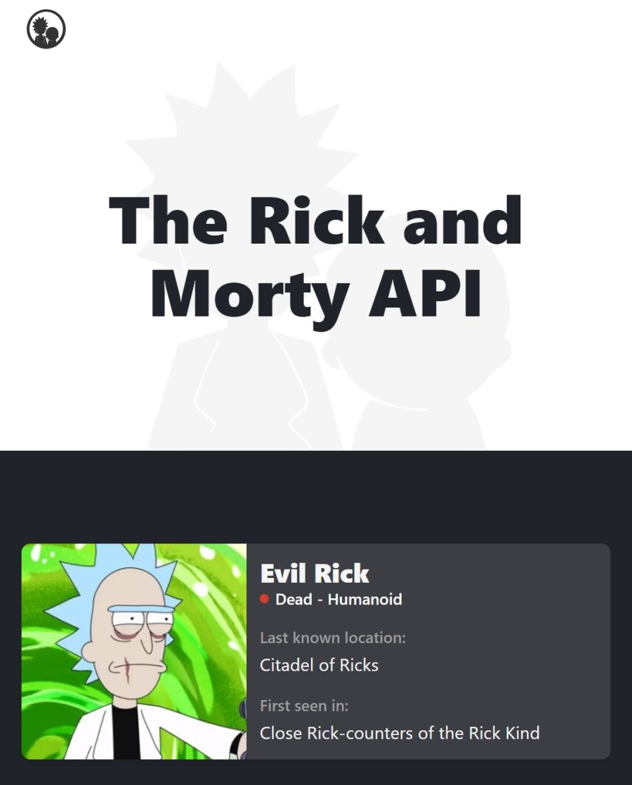 The Rick And Morty Api An Open Source Restful And Graphql Api Our Code World