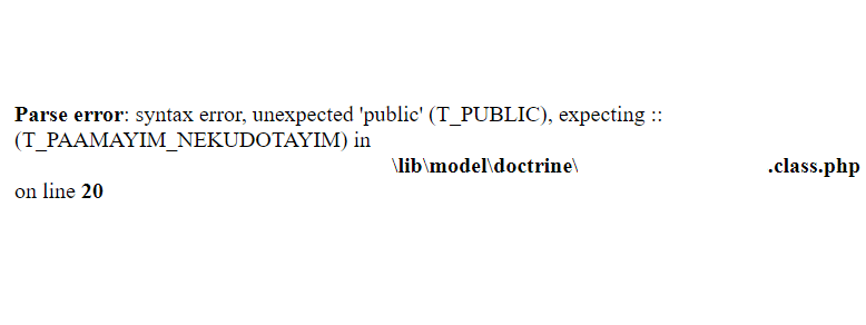 PHP Parse Error: What 'Expecting T_PAAMAYIM_NEKUDOTAYIM' Means in PHP 5 ... PHP Parse Error: What 'Expecting T_PAAMAYIM_NEKUDOTAYIM' Means in PHP 5 ...