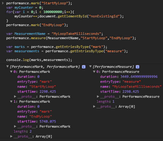Measuring The Performance Of A Function With Javascript Using Browser Tools Or Creating Your Own