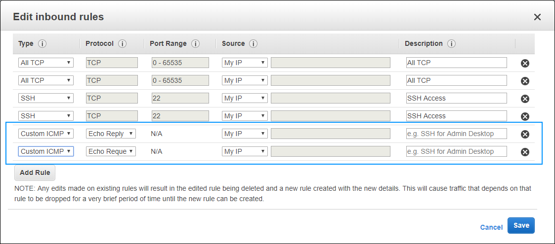 How To Allow Ping An Aws Ec2 Instance Cannot Ping Ec2 Instance Our Code World 