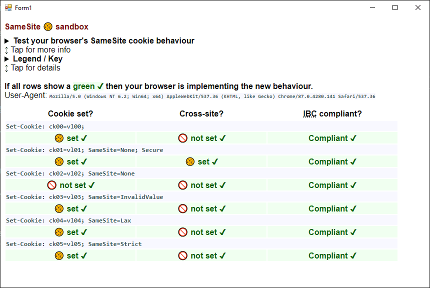 How To Disable The Samesite Cookies Policy In Cefsharp Winforms C Our Code World