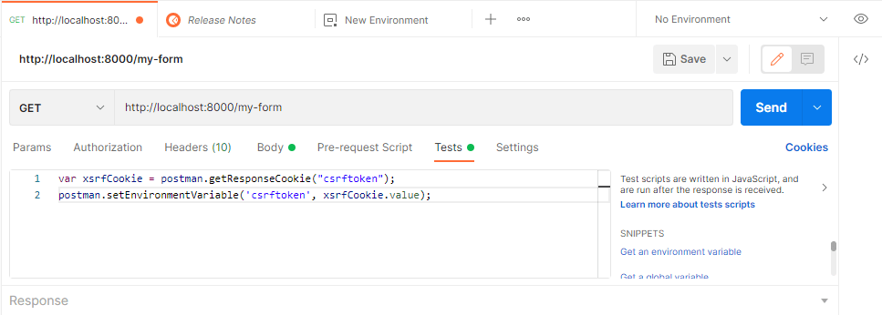 How to handle Postman and Django 403 Forbidden Error: CSRF verification ... How to handle Postman and Django 403 Forbidden Error: CSRF verification ...